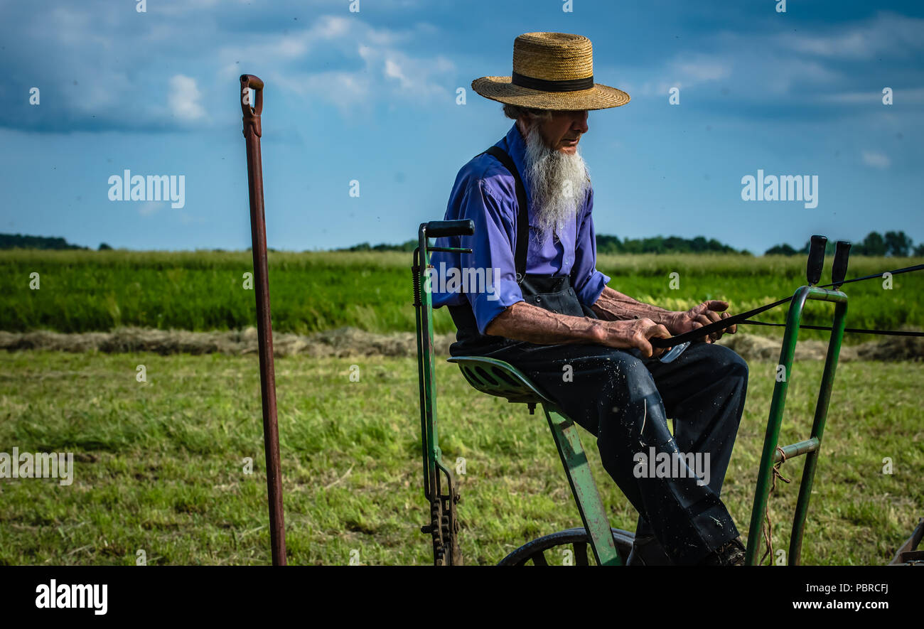 Amish farmer hi-res stock photography and images - Alamy