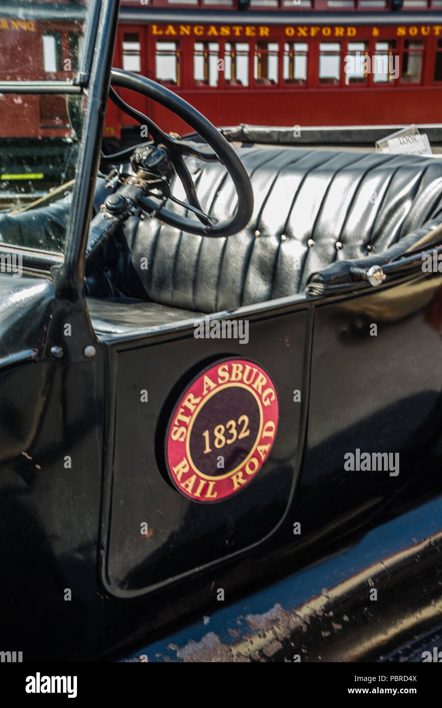 Strasburg and Pennsylvania railroad museum Stock Photo - Alamy