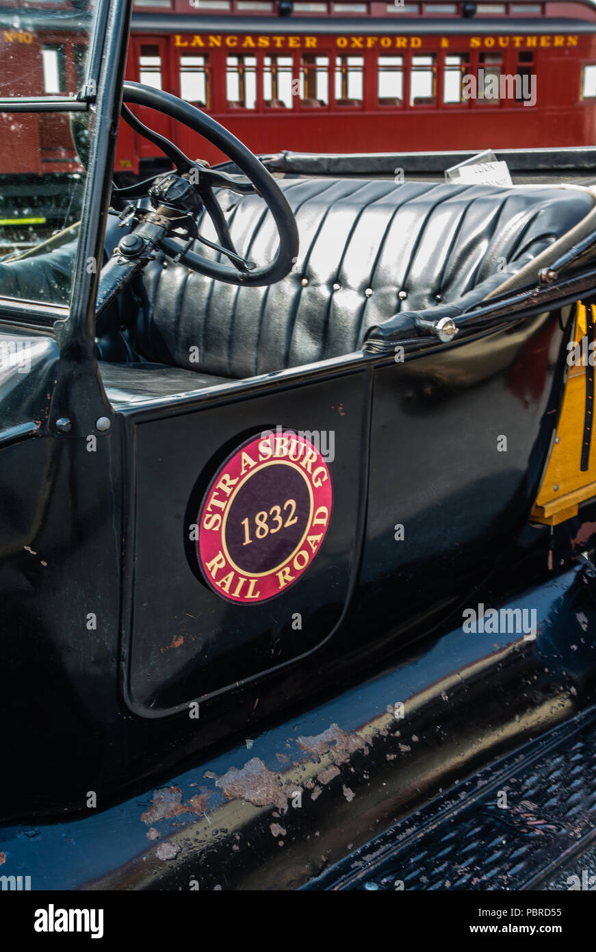 Strasburg and Pennsylvania railroad museum Stock Photo - Alamy