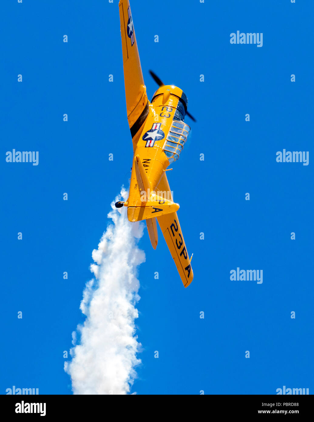 North American Aviation T-6 Texan; SNJ-5; Harriett Alexander Field; air ...