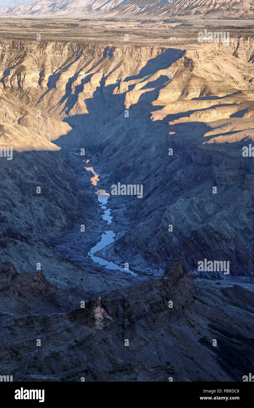 View over the Fish River Canyon, Namibia, at sunrise Stock Photo - Alamy