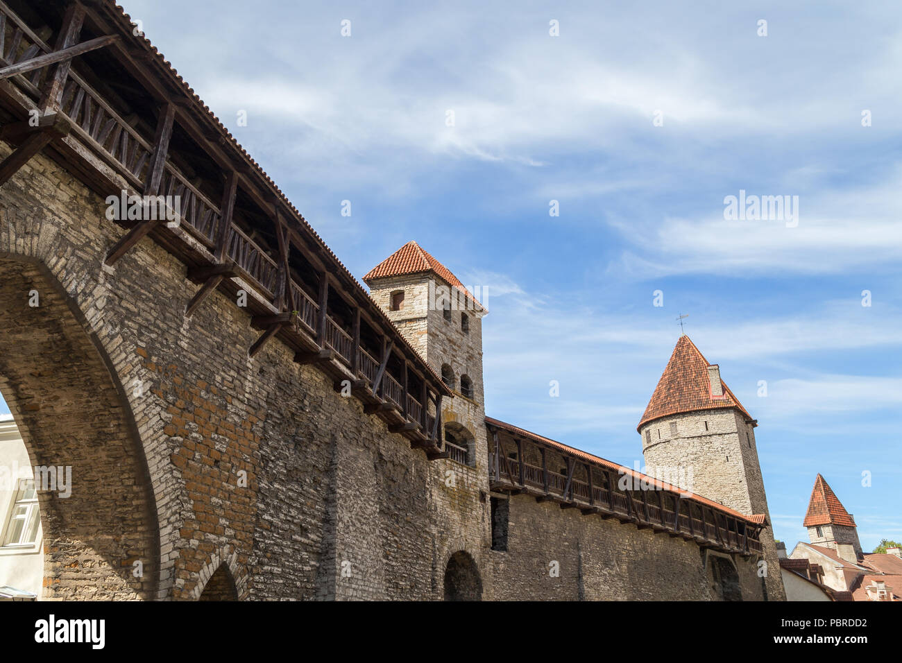 Historical Townscape Blue Tower Medieval High Resolution Stock ...