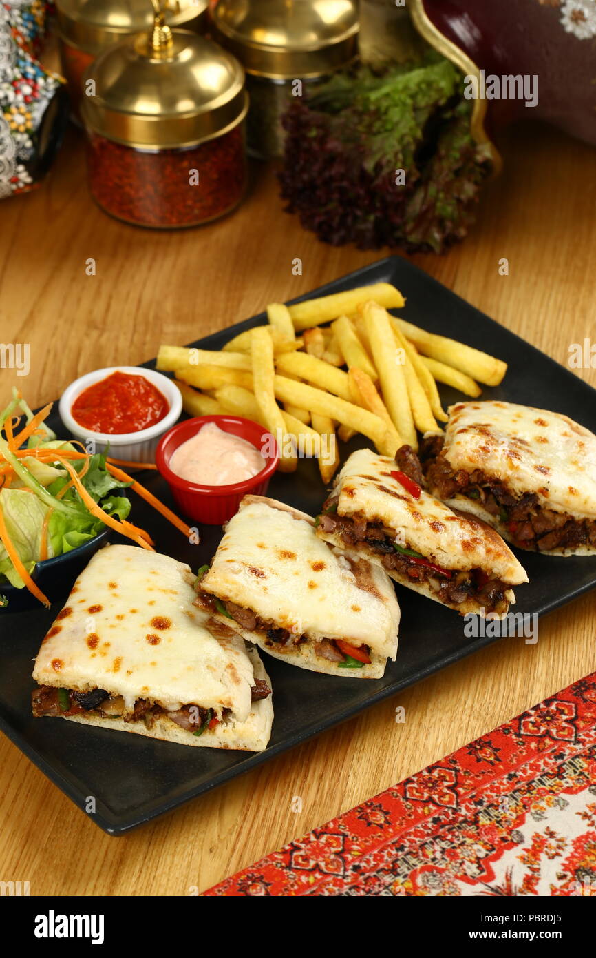 Turkish Bazlama Tost / Toast sandwich Stock Photo - Alamy