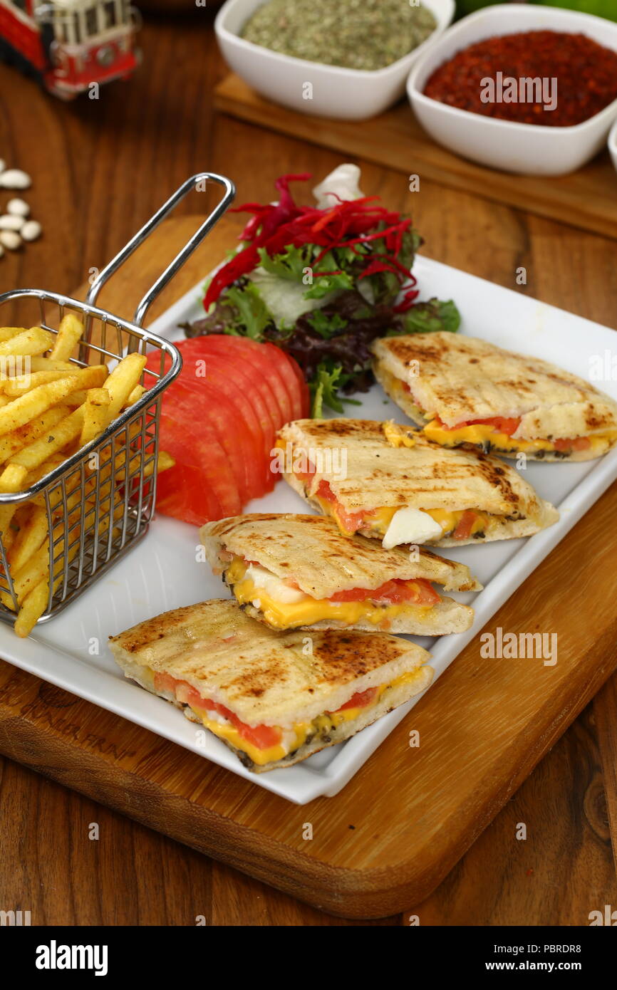 Turkish Bazlama Tost / Toast sandwich Stock Photo - Alamy