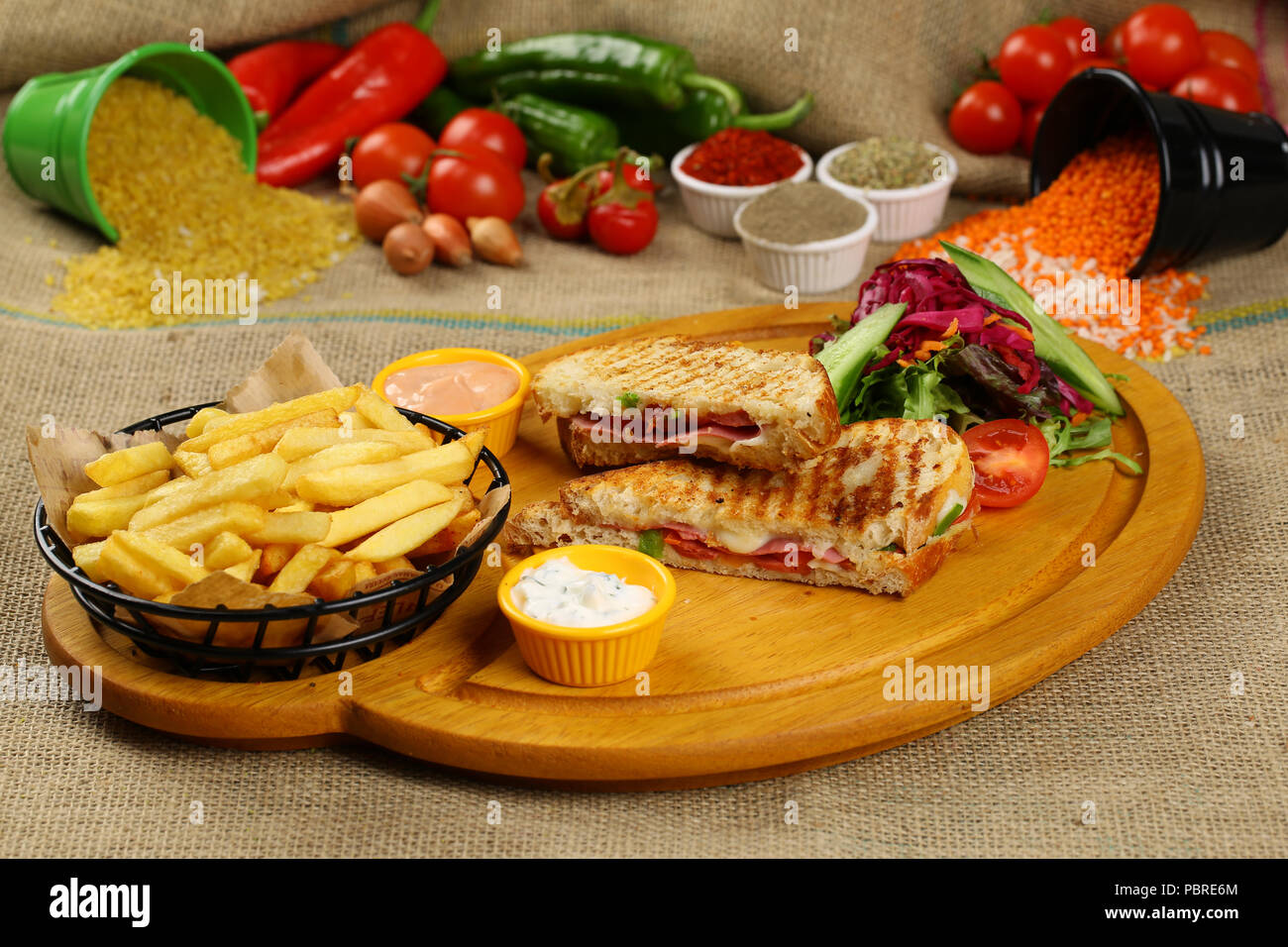 Pannini bread hi-res stock photography and images - Alamy