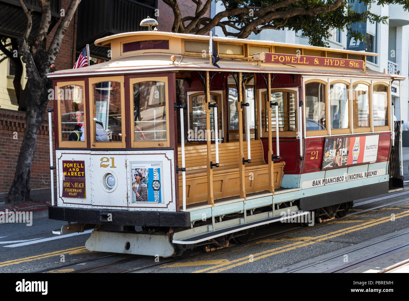 Tram Car, San Francisco, California, United States of America, Friday ...