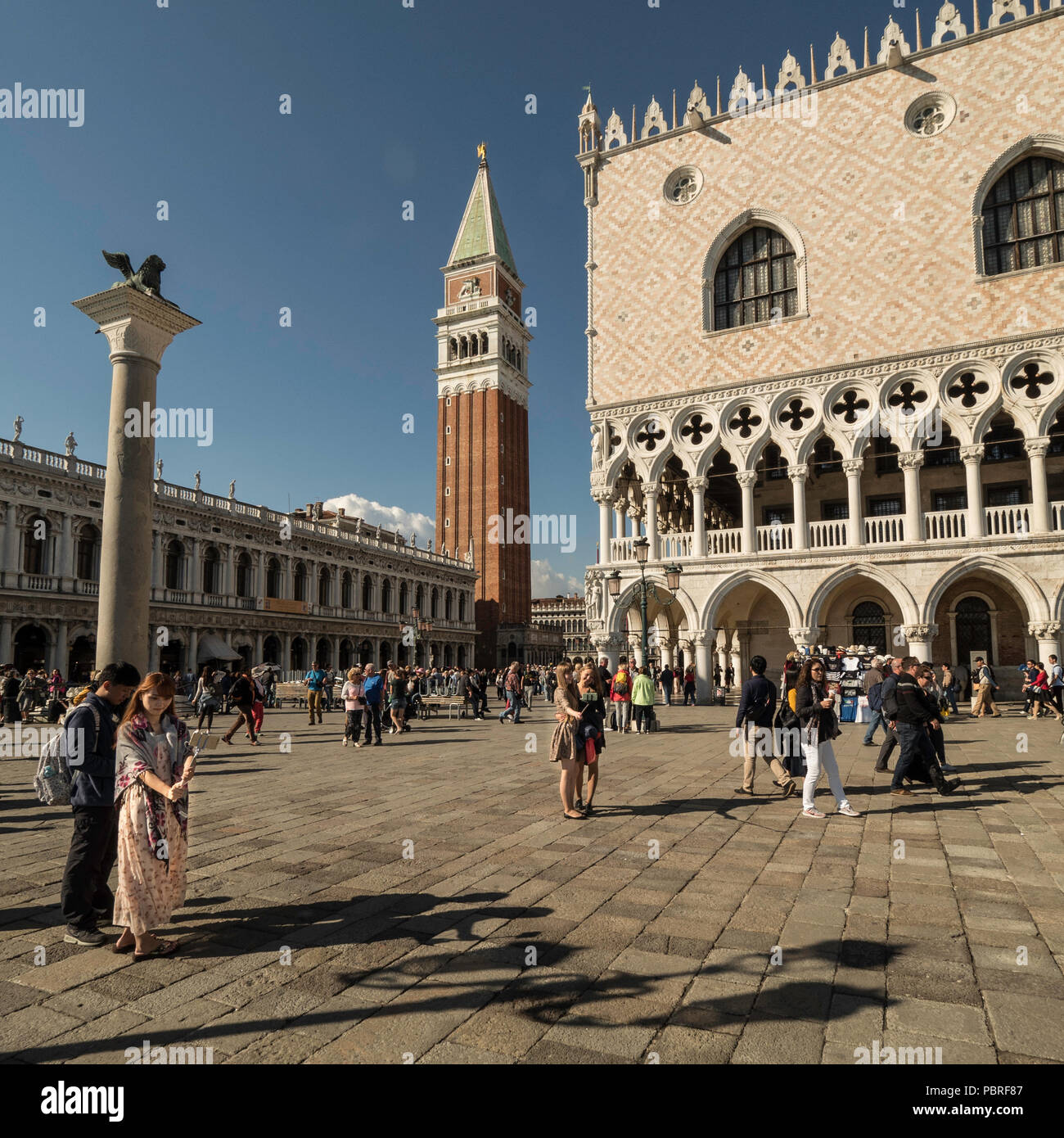 My take on the popular view in Venice on a beautiful afternoon Stock ...