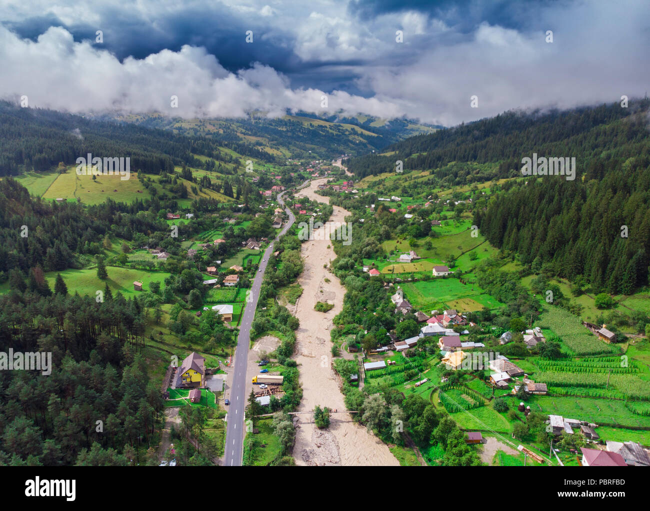 Storm aerial hi-res stock photography and images - Alamy