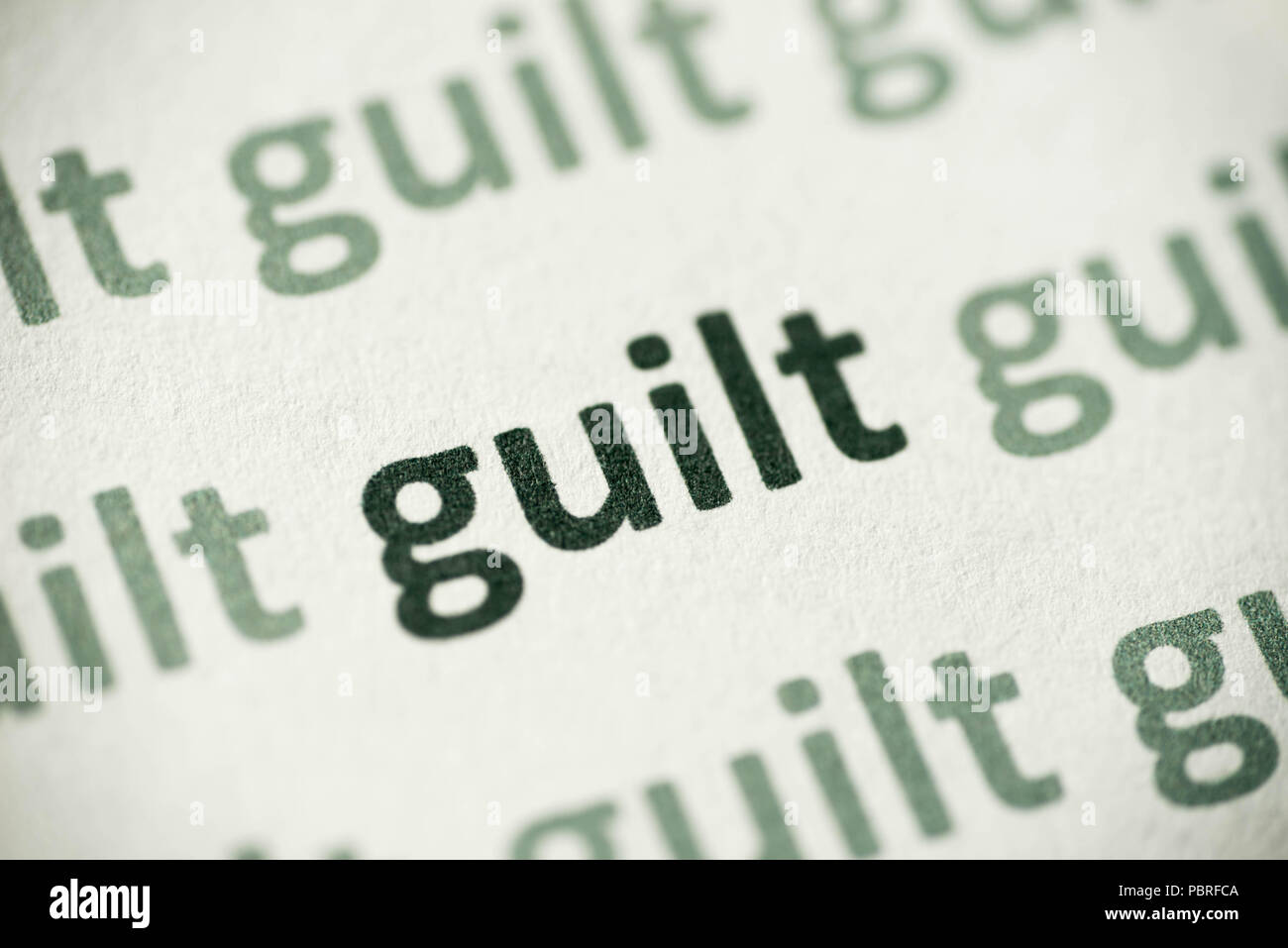 Guilt hi-res stock photography and images - Alamy