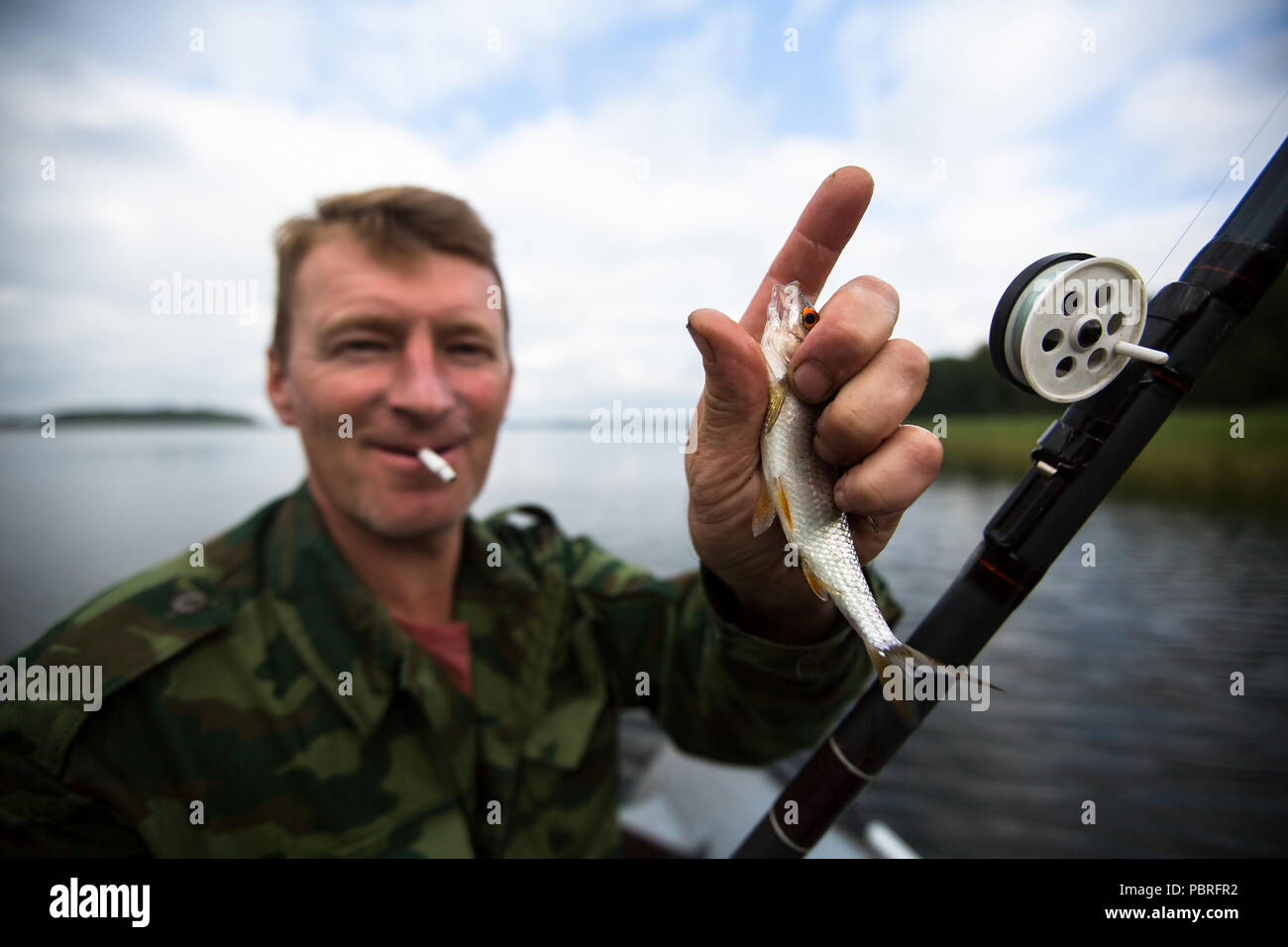 Catching fish big freshwater hi-res stock photography and images - Alamy