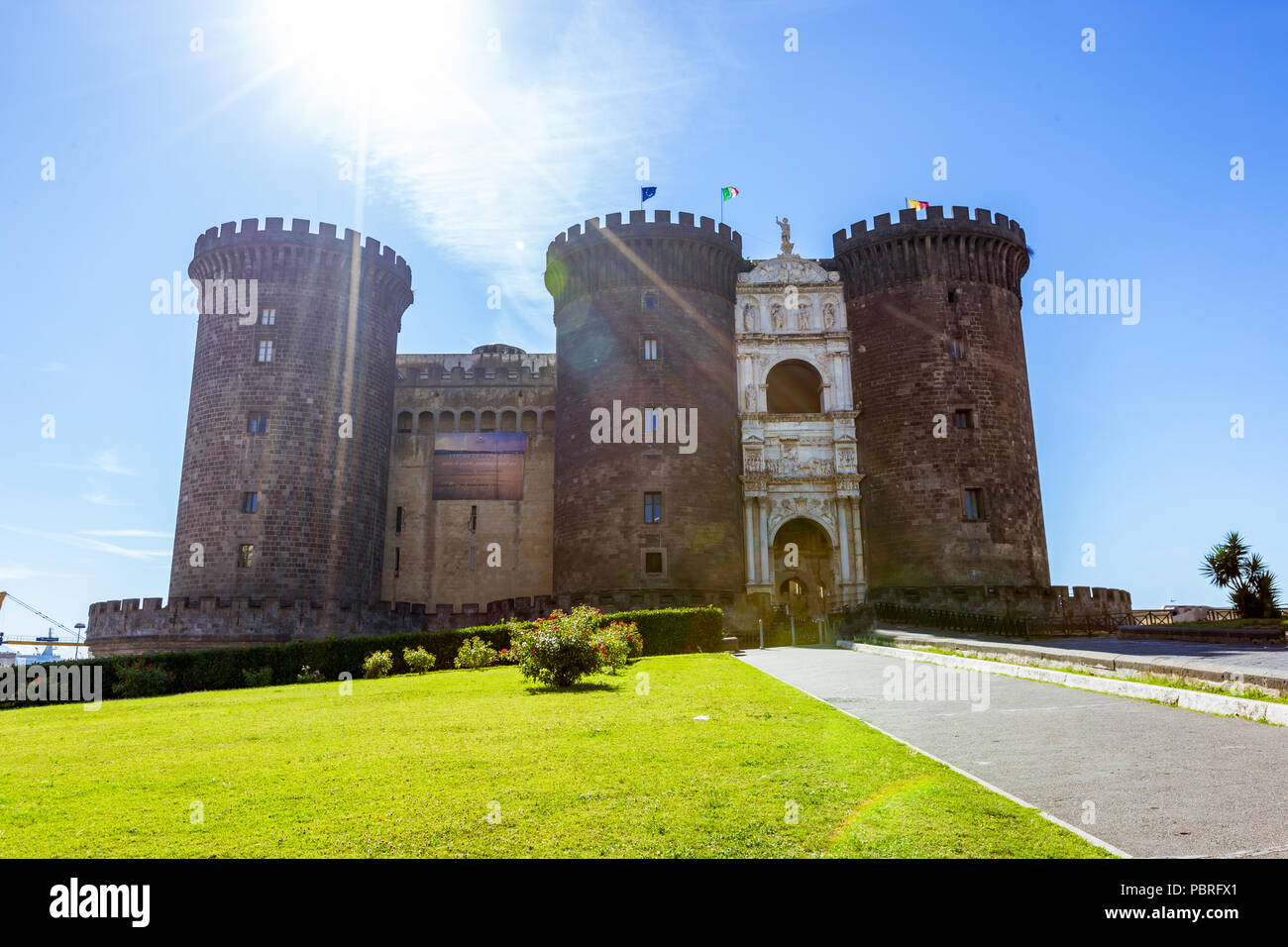 Maschio Angioino Castle Stock Photo - Alamy