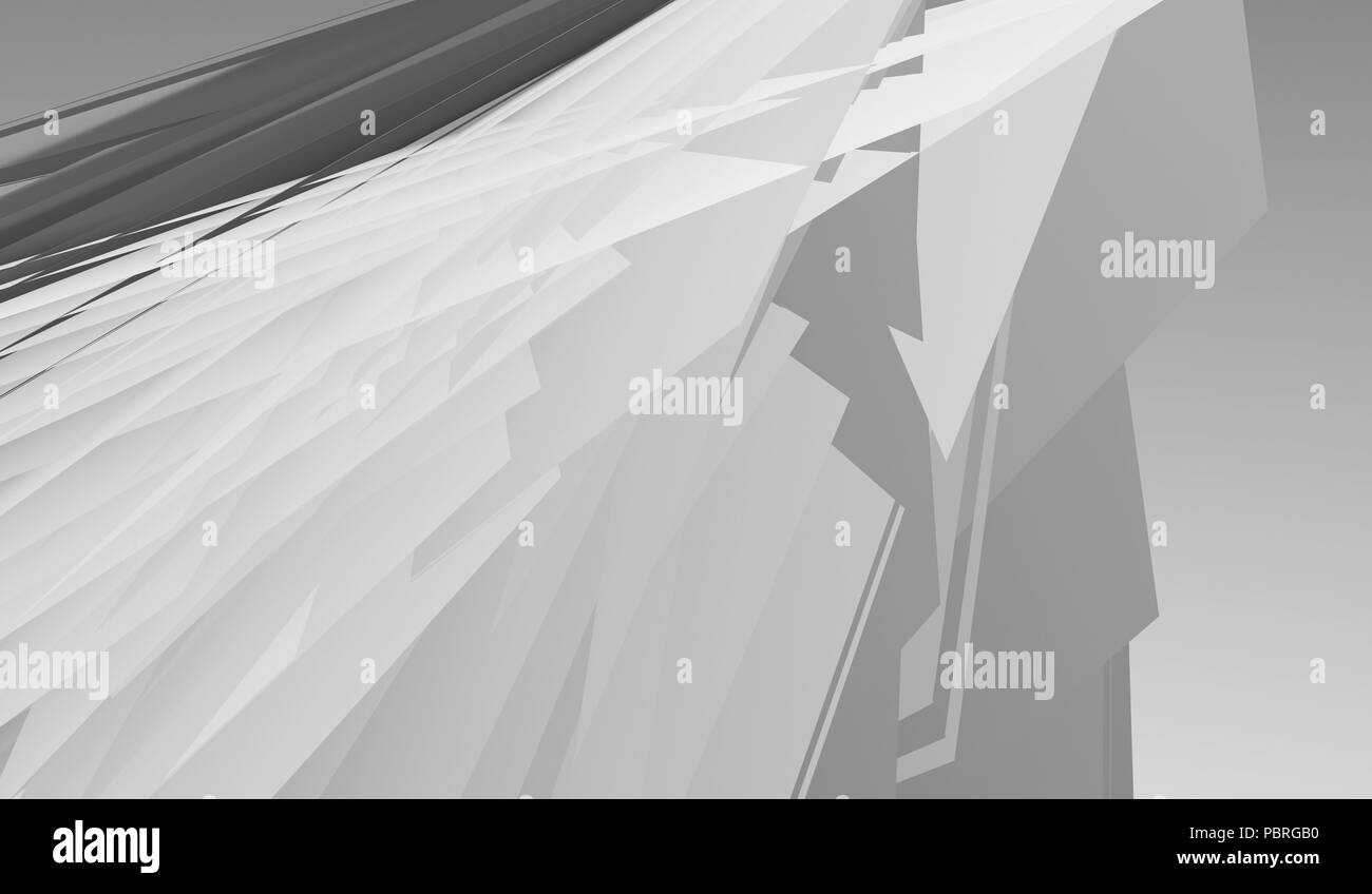 Abstract digital graphic background pattern, white minimal polygonal ...