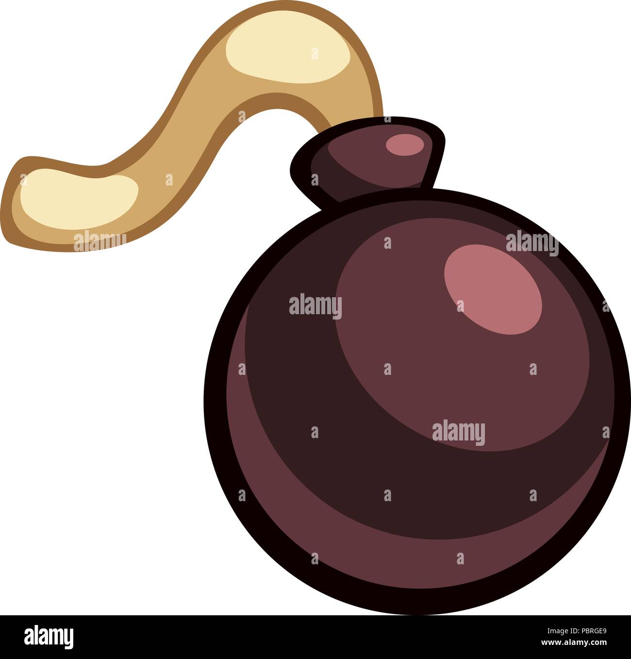 Cartoon burning bomb Stock Vector Images - Alamy