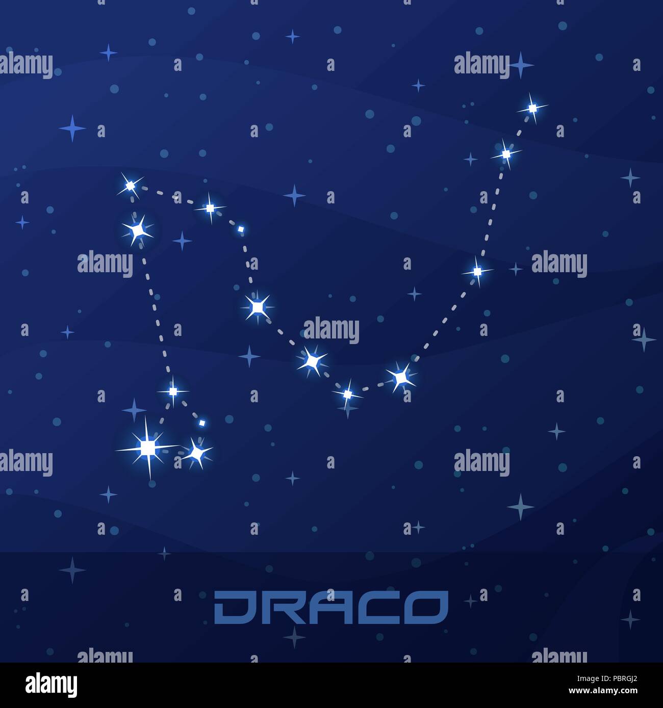 Draco The Dragon Stars