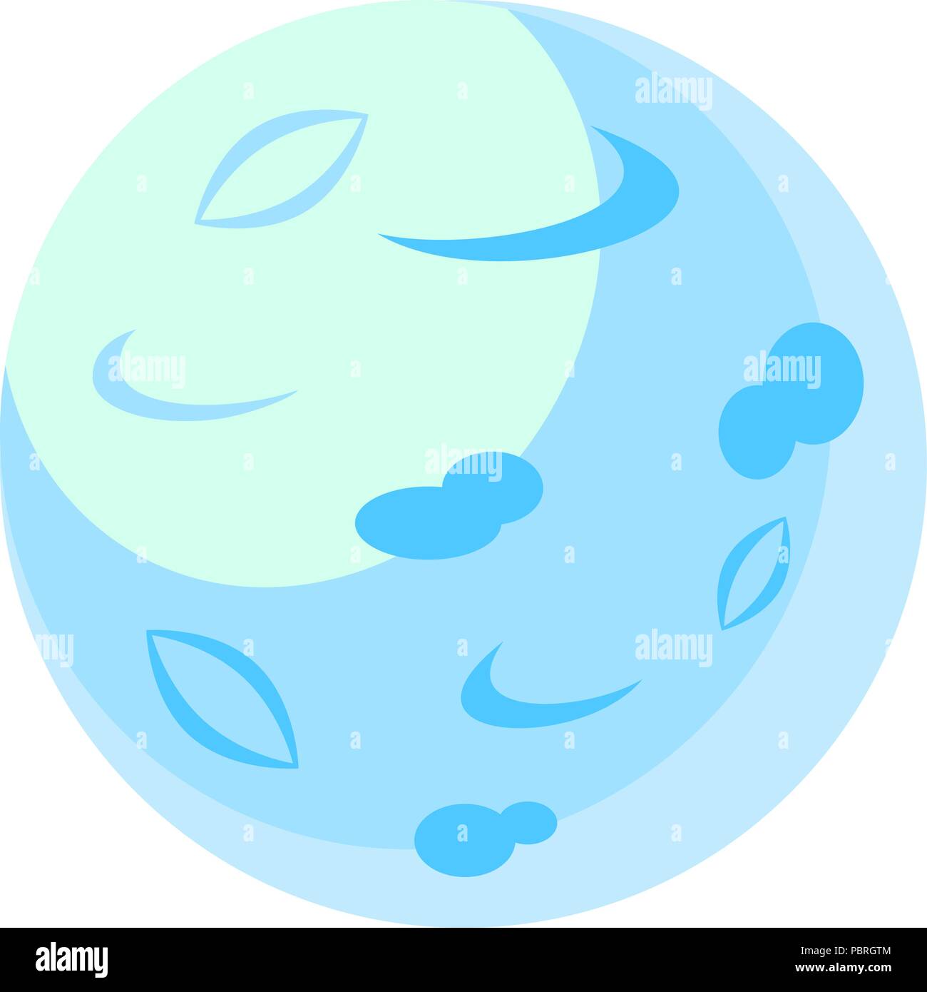 Cartoon vector blue moon Stock Vector Image & Art - Alamy