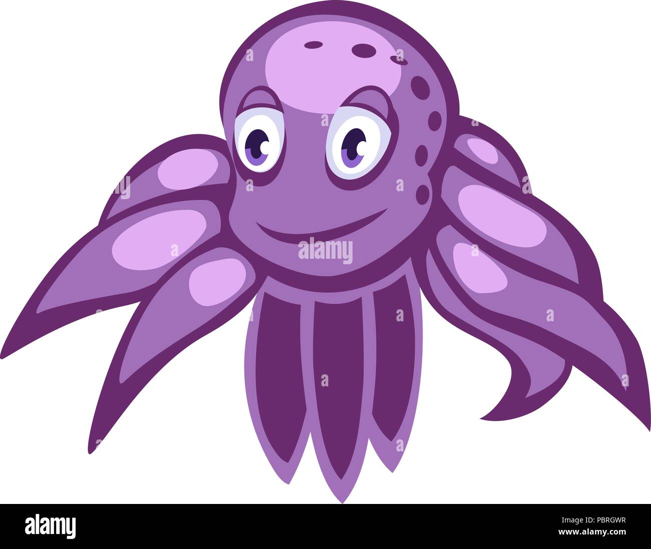 Cartoon vector octopus character Stock Vector Image & Art - Alamy