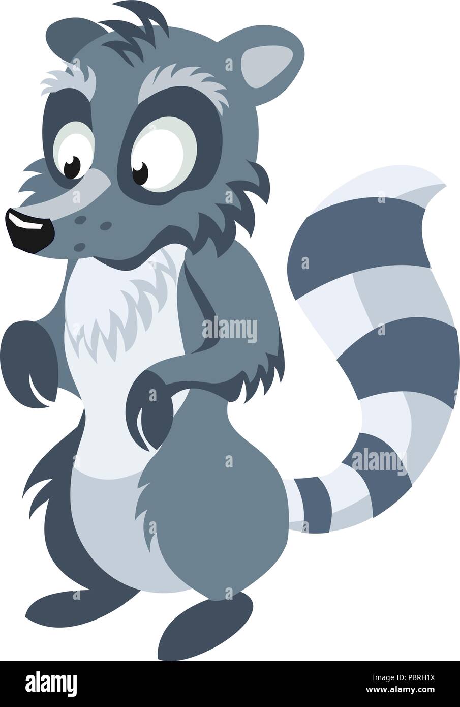 Cartoon vector raccoon character Stock Vector Image & Art - Alamy