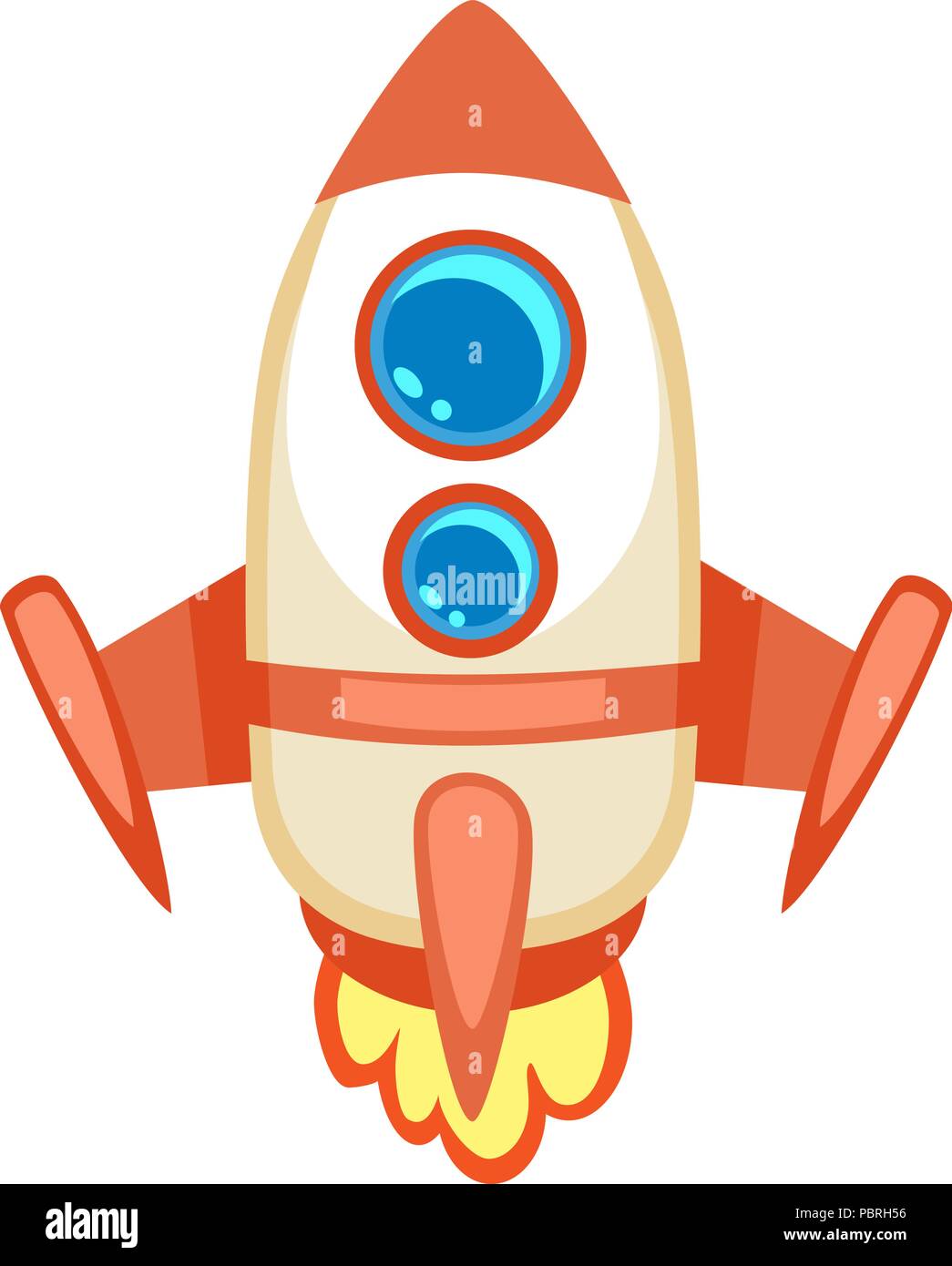 Cartoon vector space rocket icon Stock Vector Image & Art - Alamy