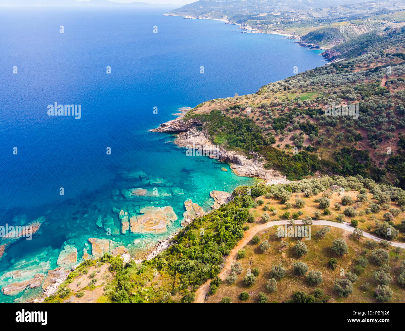 Greece volos beach hi-res stock photography and images - Alamy