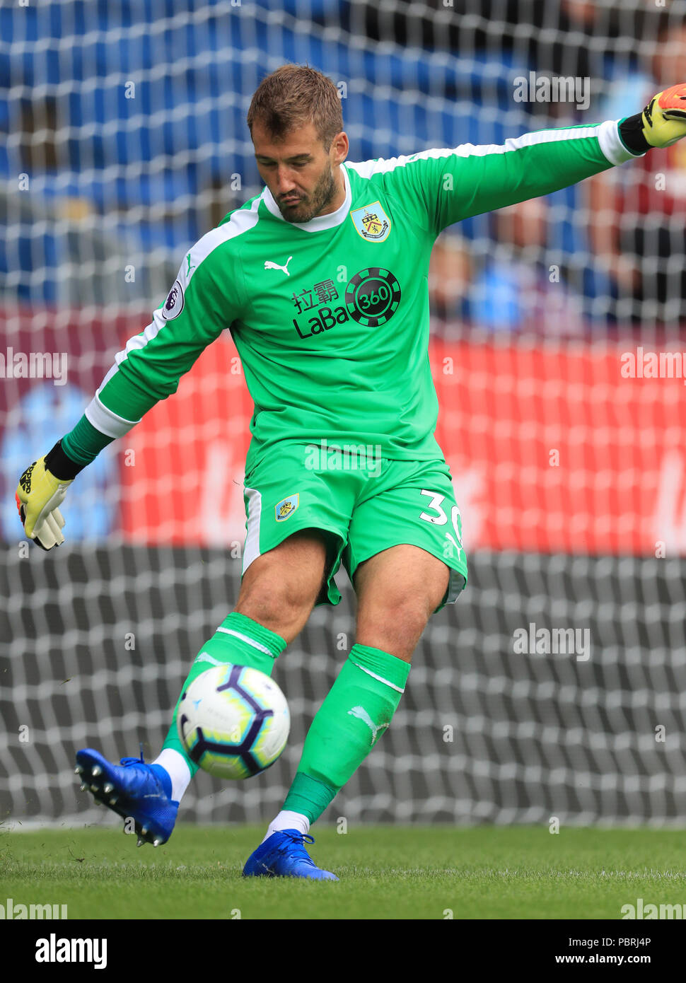 Burnley goalkeeper Adam Legzdins during the pre-season friendly match ...