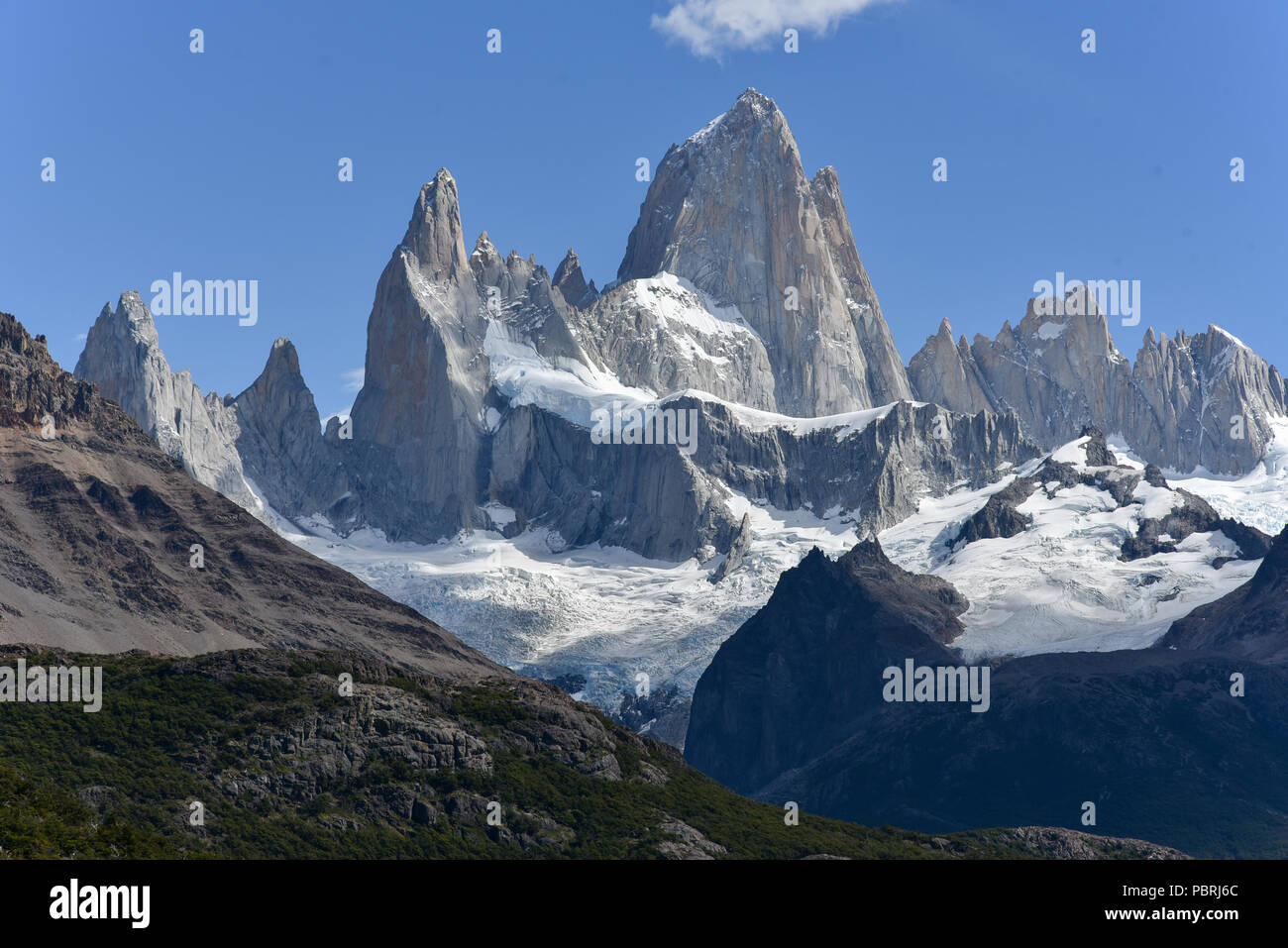 Cerro Fitz Roy, Los Glaciares National Park, El Chaltén, Santa Cruz ...