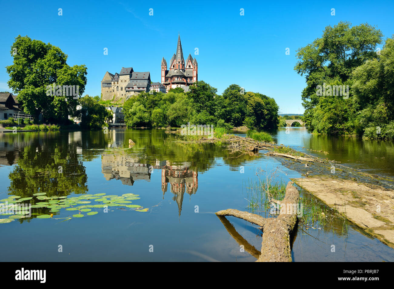 Limburg Cathedral St. Georg or St. George's Cathedral and Limburg ...