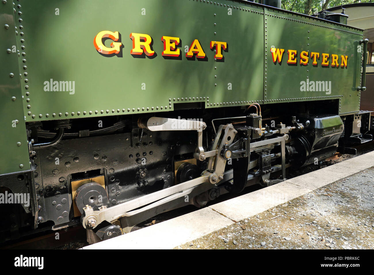 Steam Train (Prairie Class Rhino Tank) at the railway Station at ...