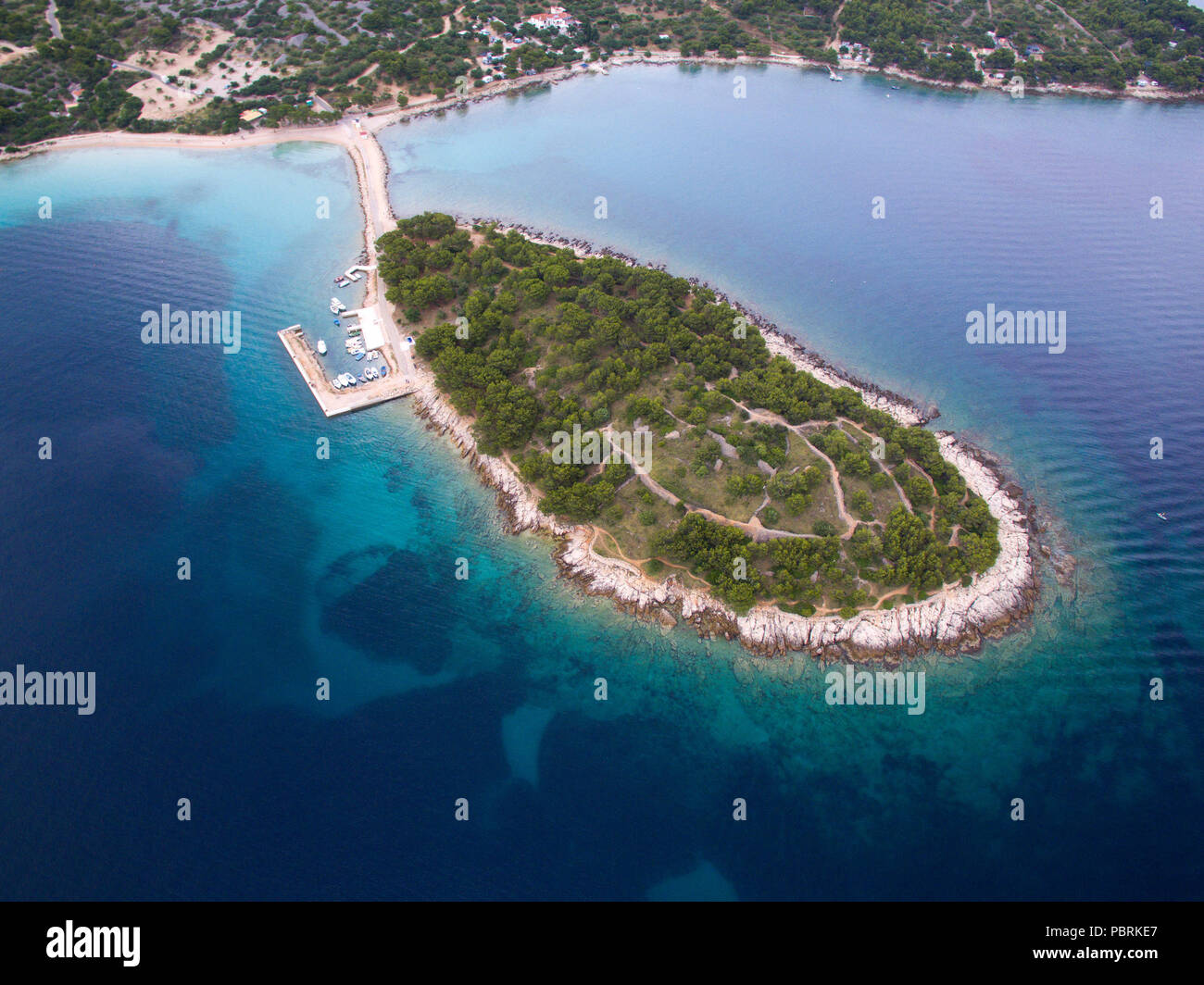 Podvrske beach murter hi-res stock photography and images - Alamy