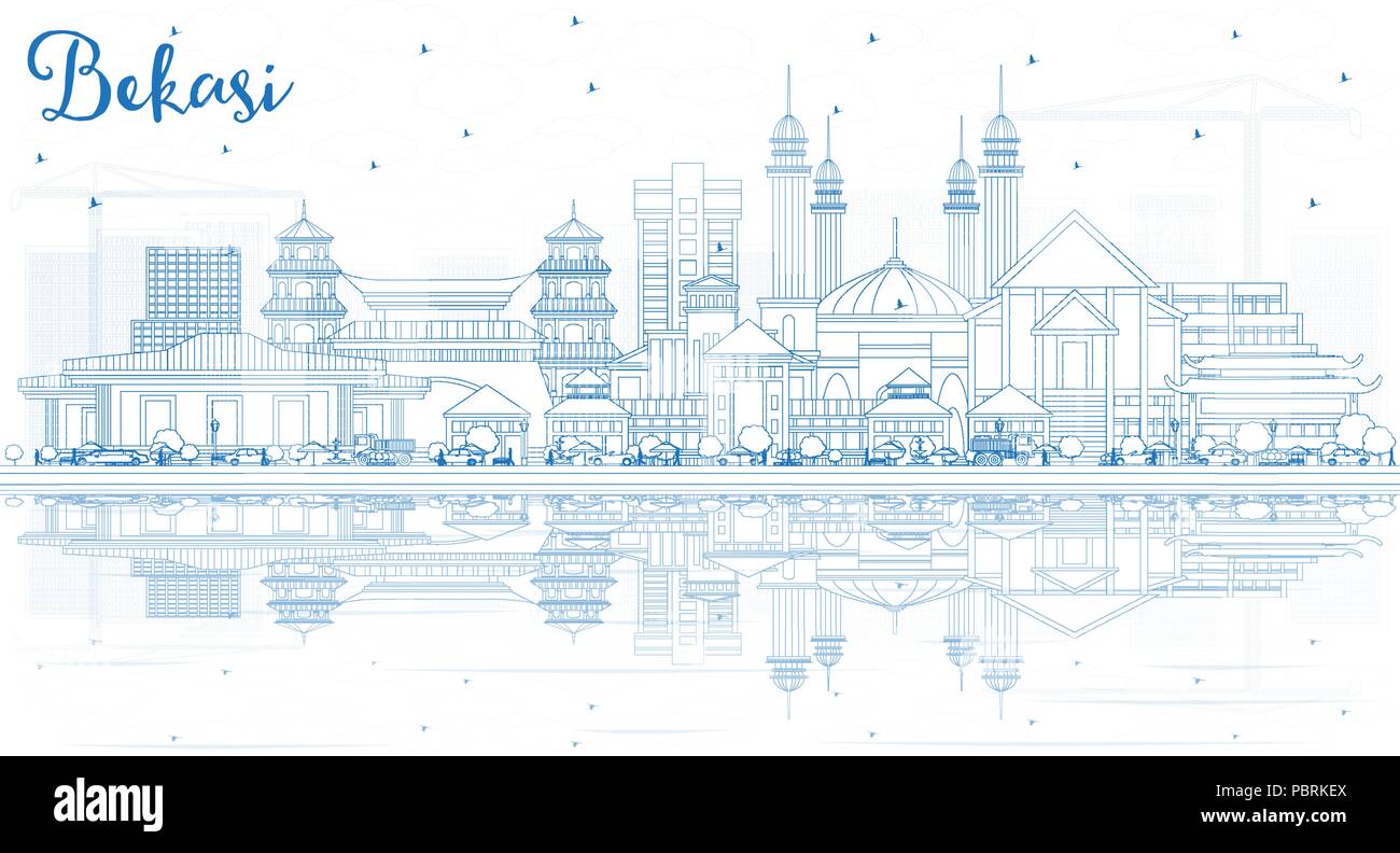 Bekasi city view Stock Vector Images - Alamy