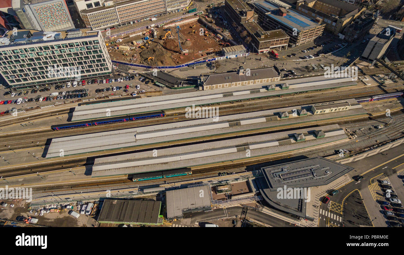 Central Square Cardiff Aerial High Resolution Stock Photography and ...