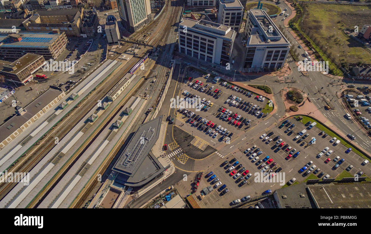 Central Square Cardiff Aerial High Resolution Stock Photography and ...