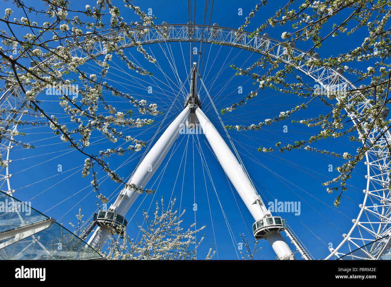 The London Eye is a giant Ferris wheel, London, England, United Kingdom ...