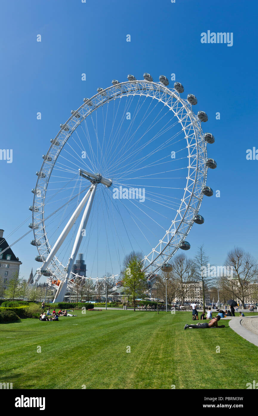 The London Eye is a giant Ferris wheel, London, England, United Kingdom ...
