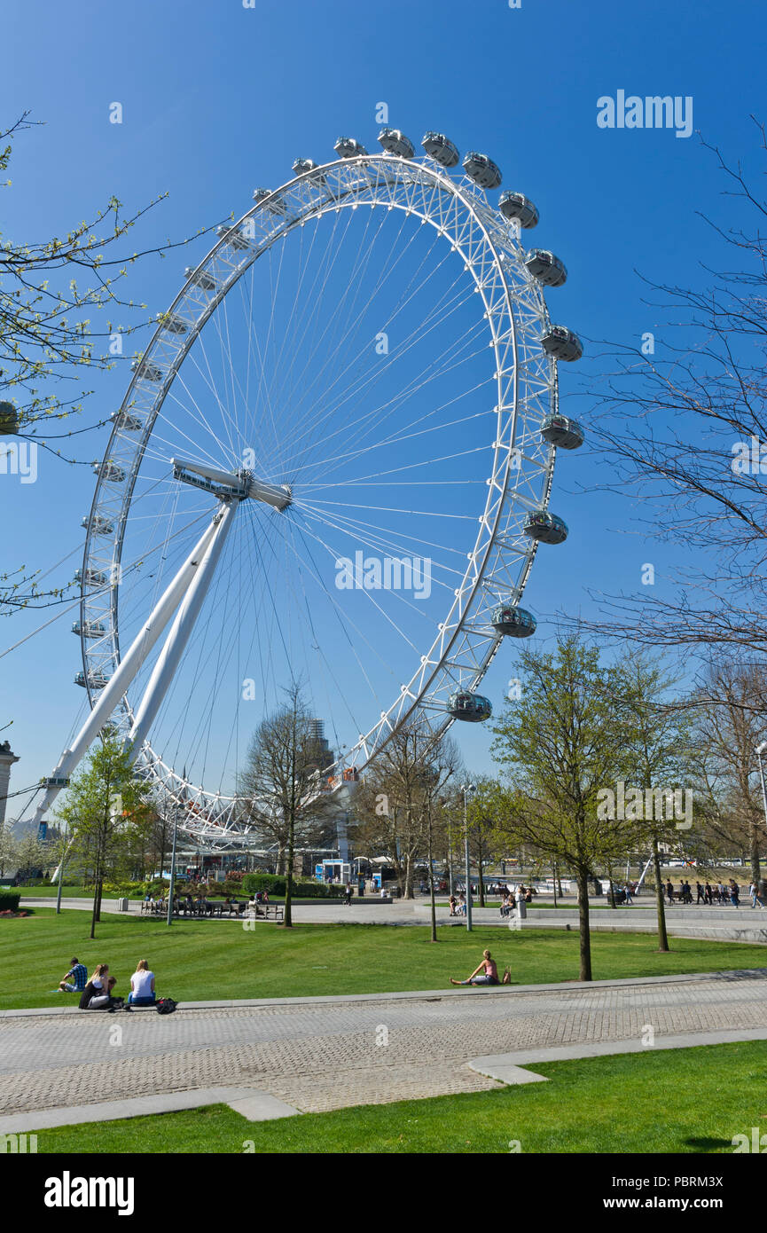 The London Eye is a giant Ferris wheel, London, England, United Kingdom ...