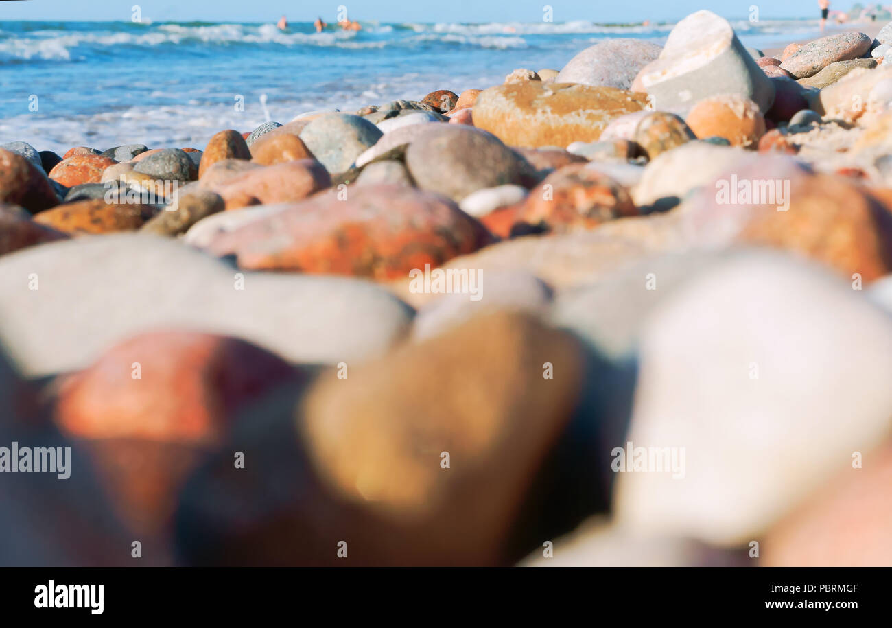 Rocky shore large stones hi-res stock photography and images - Alamy
