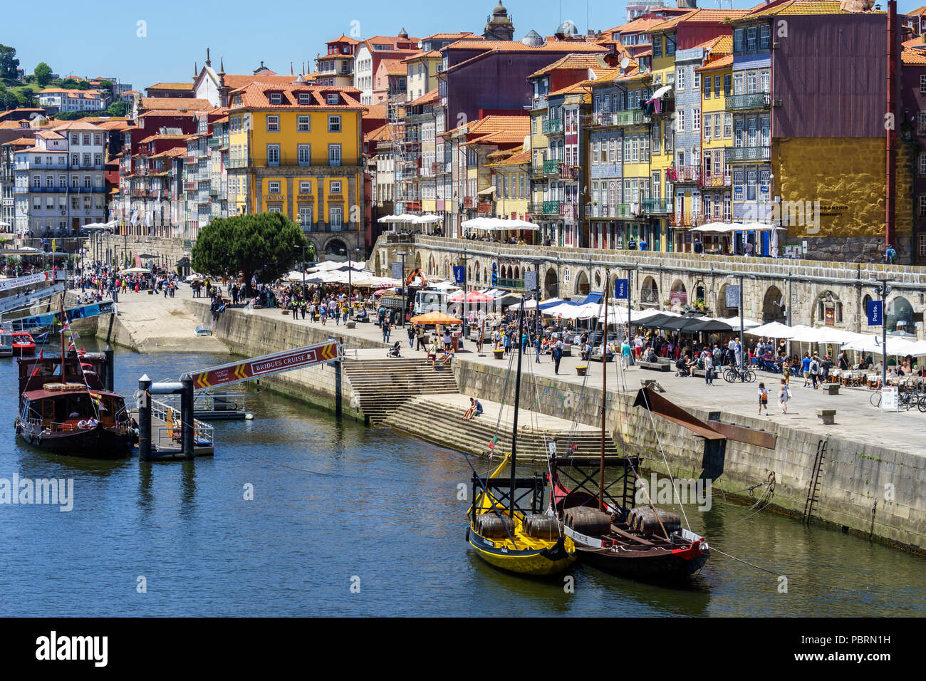 Cais Da Ribeira Porto Portugal High Resolution Stock Photography and ...