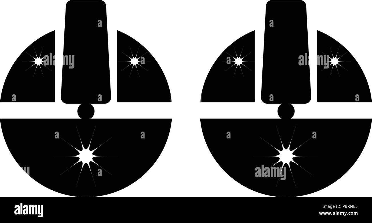 Pair diamond earrings Stock Vector Images - Alamy