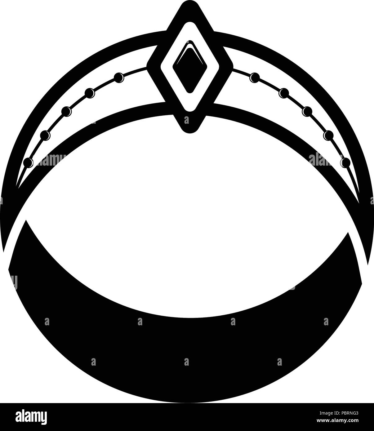 Silhouette of a ring Stock Vector Image & Art - Alamy