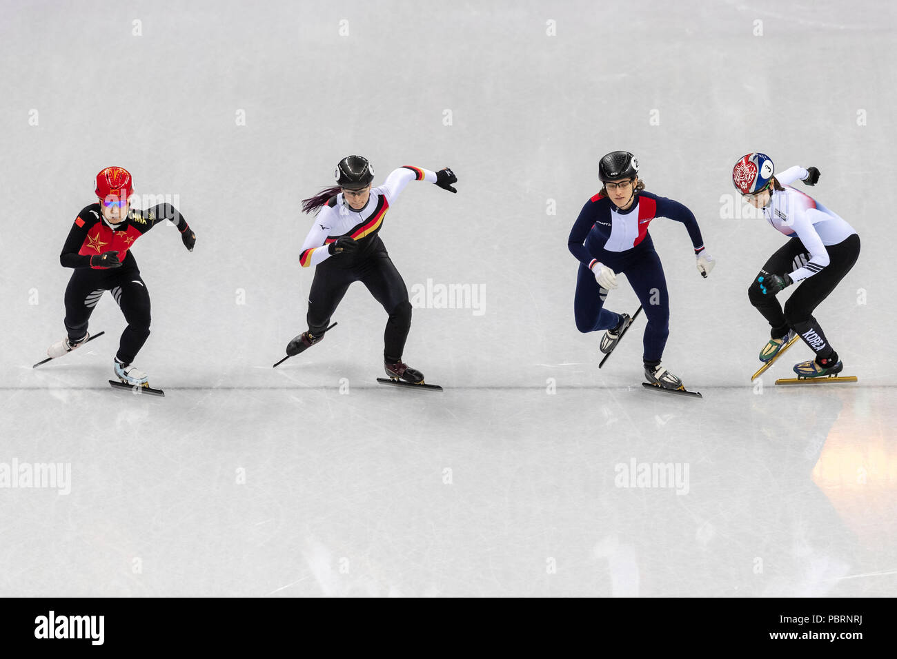 Han Yutong (CHN) #48, Bianca Walter (GER) #20, Veronique Pierron (FRA ...