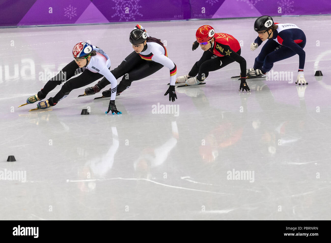 Han Yutong (CHN) #48, Bianca Walter (GER) #20, Veronique Pierron (FRA ...