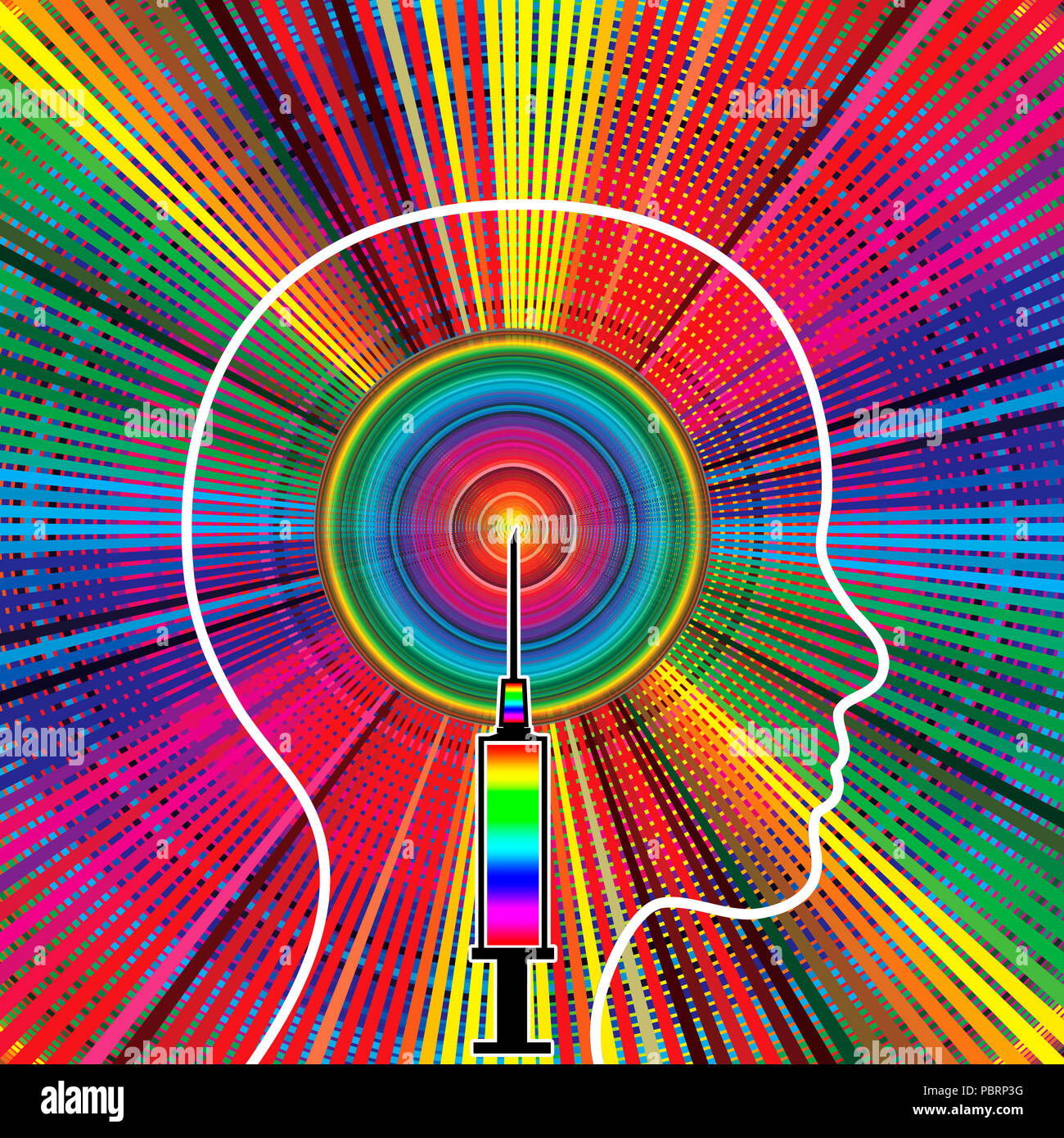 The drug rapidly enters the brain with a rush of happiness and pleasant ...