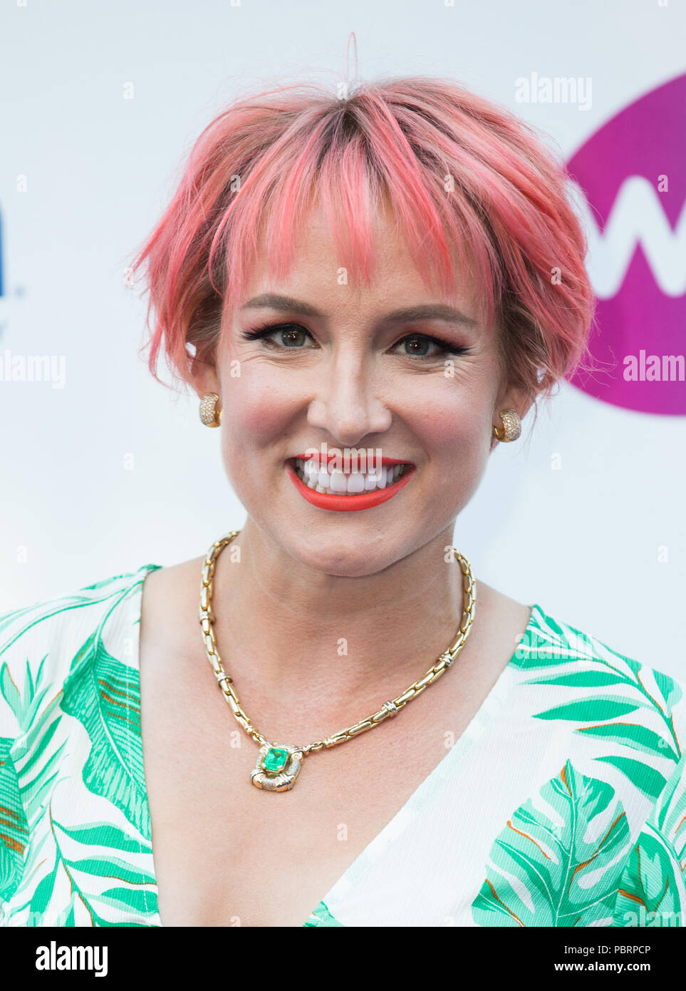 Guests attends the Women's Tennis Association (WTA) Tennis on The ...