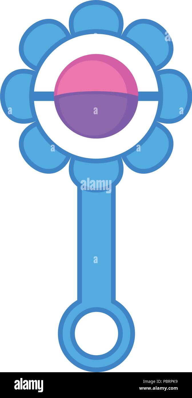 Isolated baby shaker toy icon Stock Vector Image & Art - Alamy