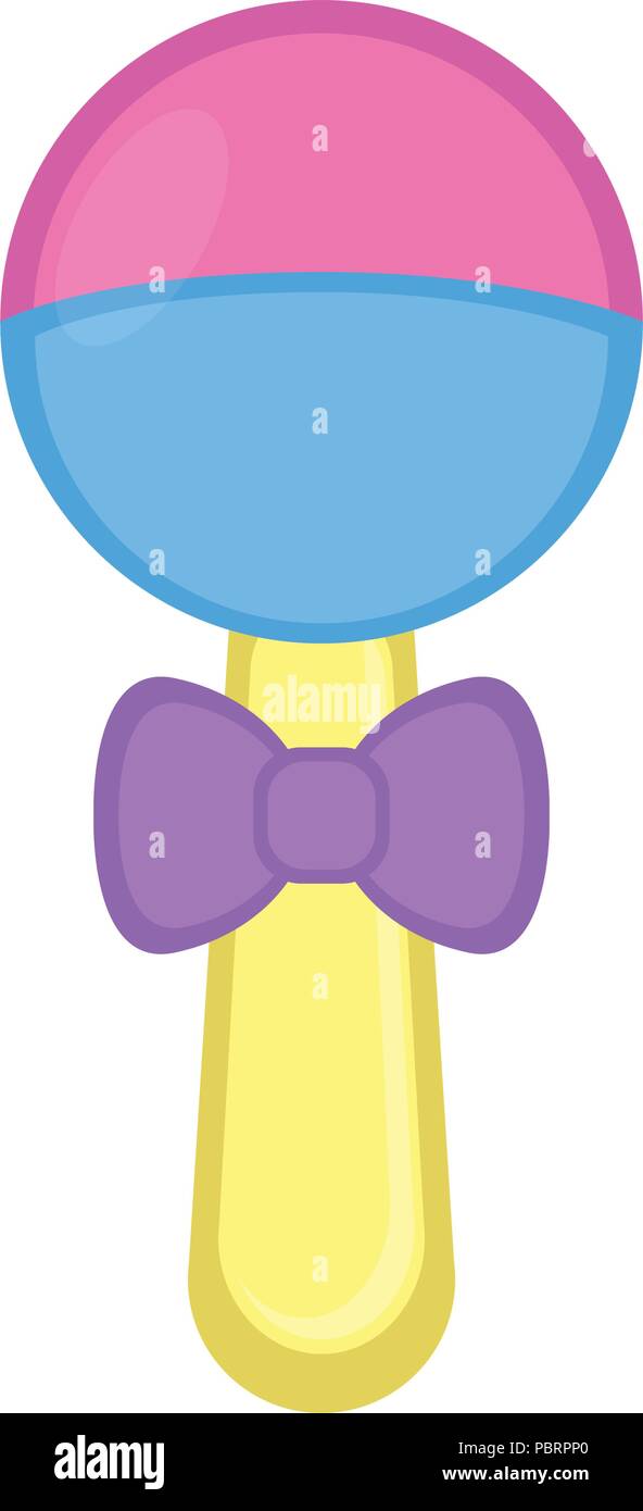Isolated baby shaker toy icon Stock Vector Image & Art - Alamy