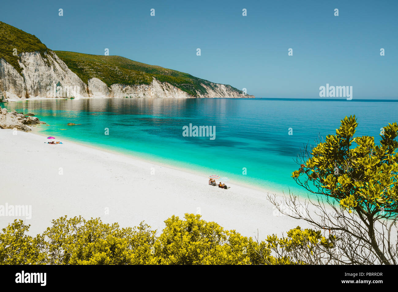 Amazing fteri beach lagoon hi-res stock photography and images - Alamy