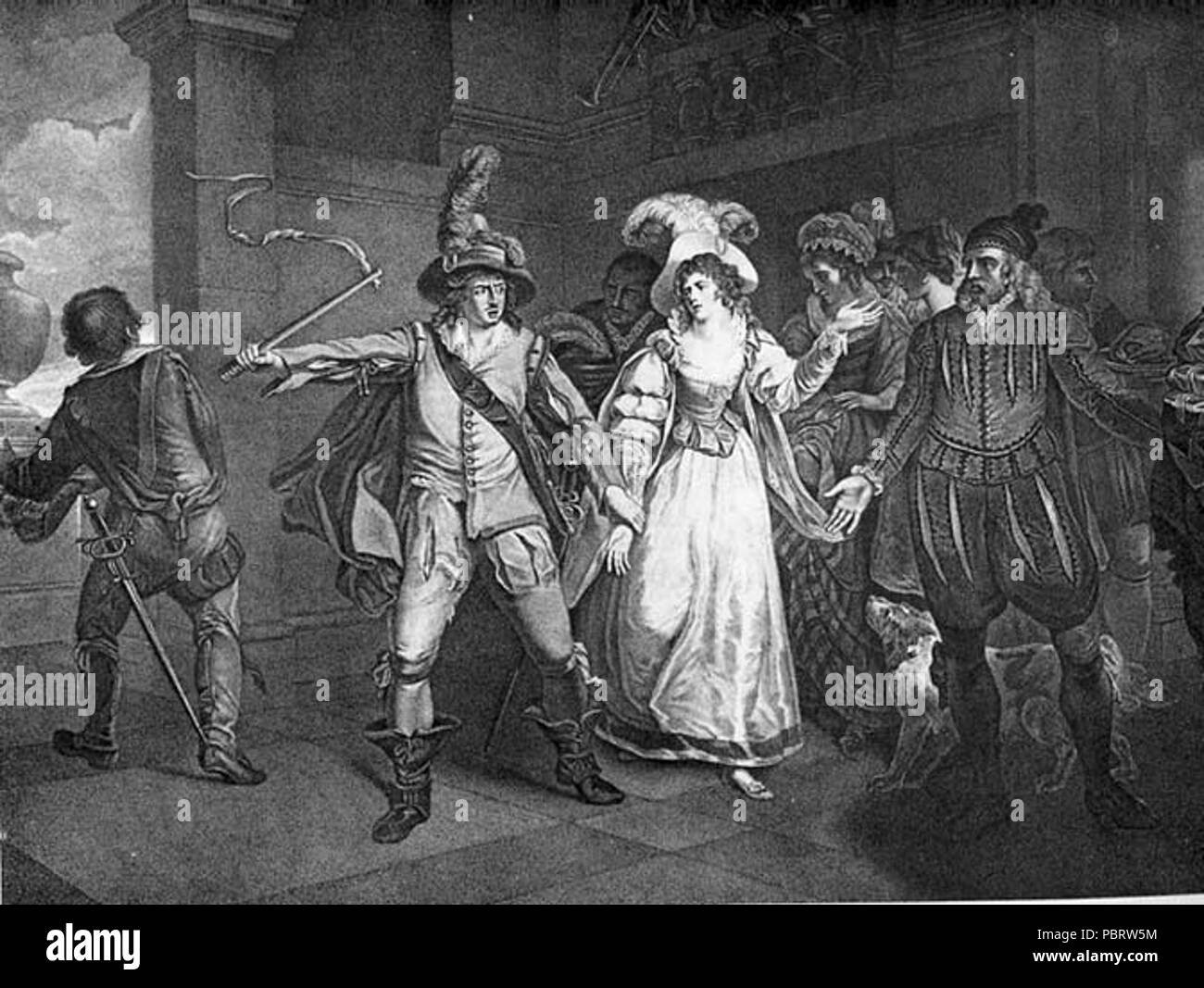 Act III Scene ii (Wheatley Stock Photo - Alamy