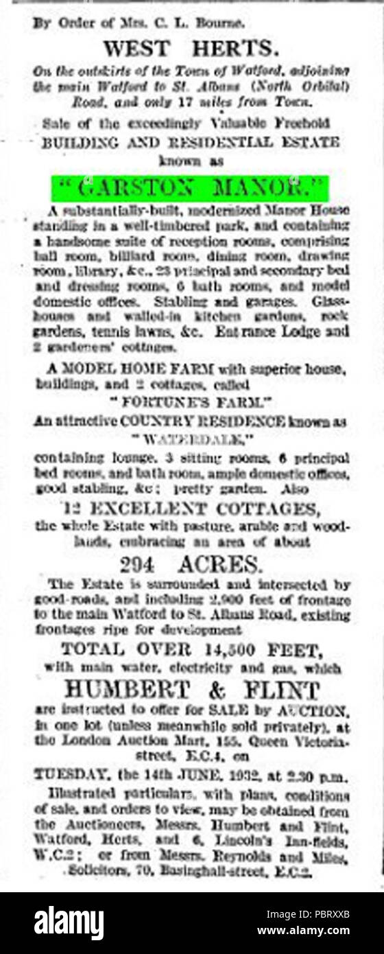 Garston 19th century hi-res stock photography and images - Alamy