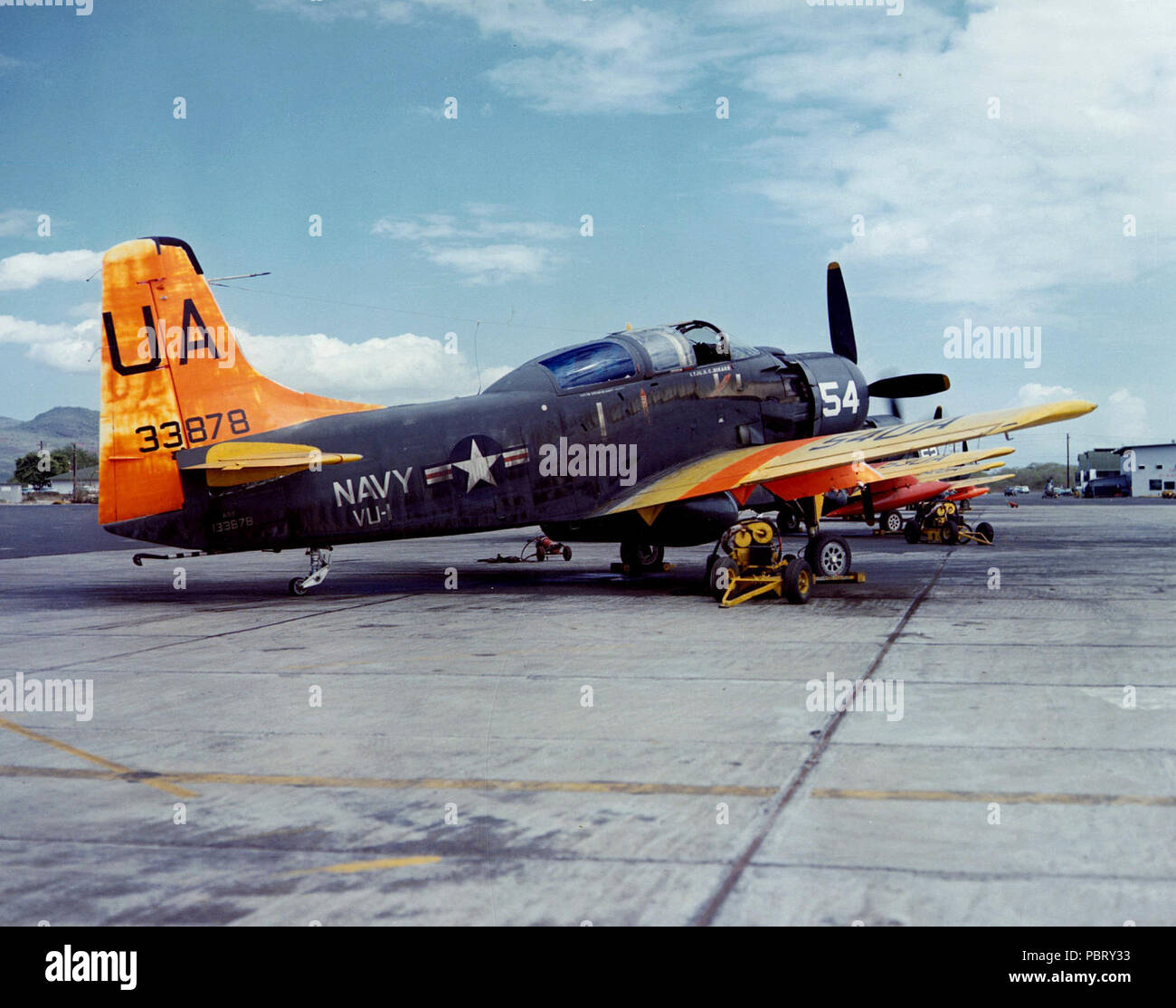 AD-5 utility plane NAS Barbers Point Stock Photo - Alamy