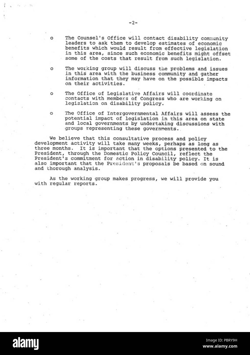 ADA Development of Administration Disability Policy 042189 Page 2 Stock ...