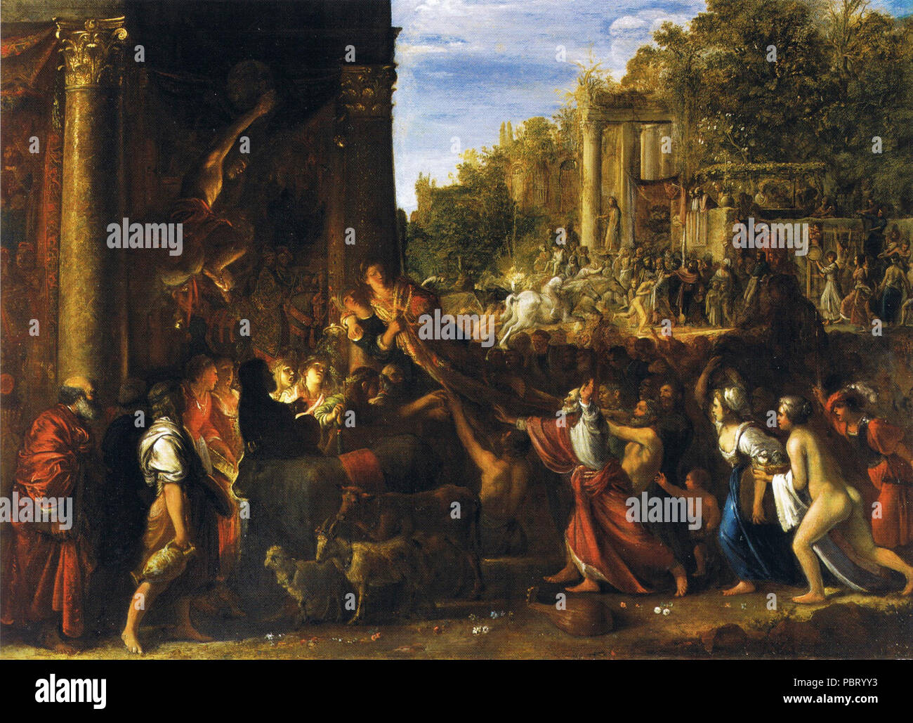 Adam Elsheimer - Il Contento Stock Photo - Alamy